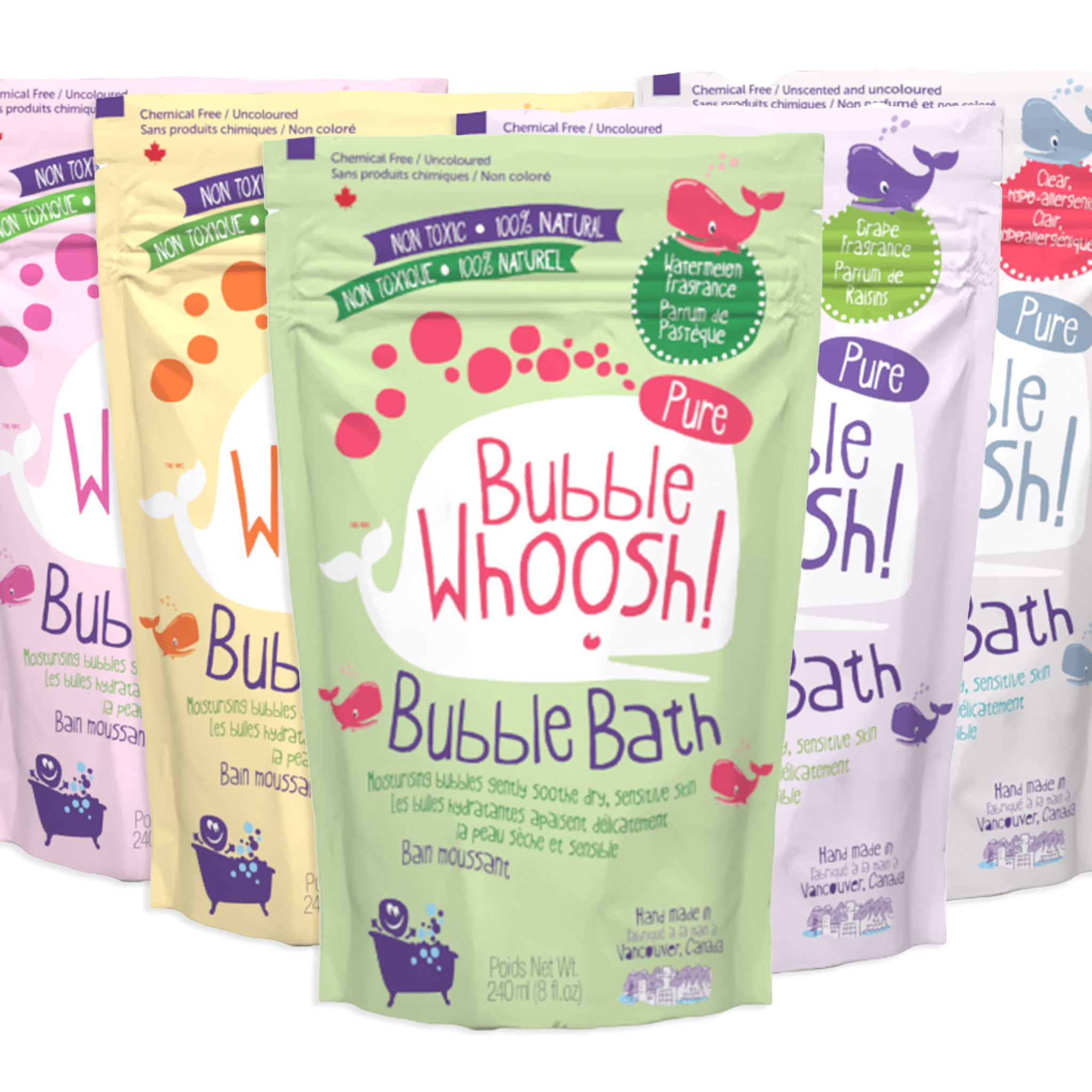 Bubble Whoosh Pure - Natural, Colour-Free Bubble Bath – Loot Toy Co.