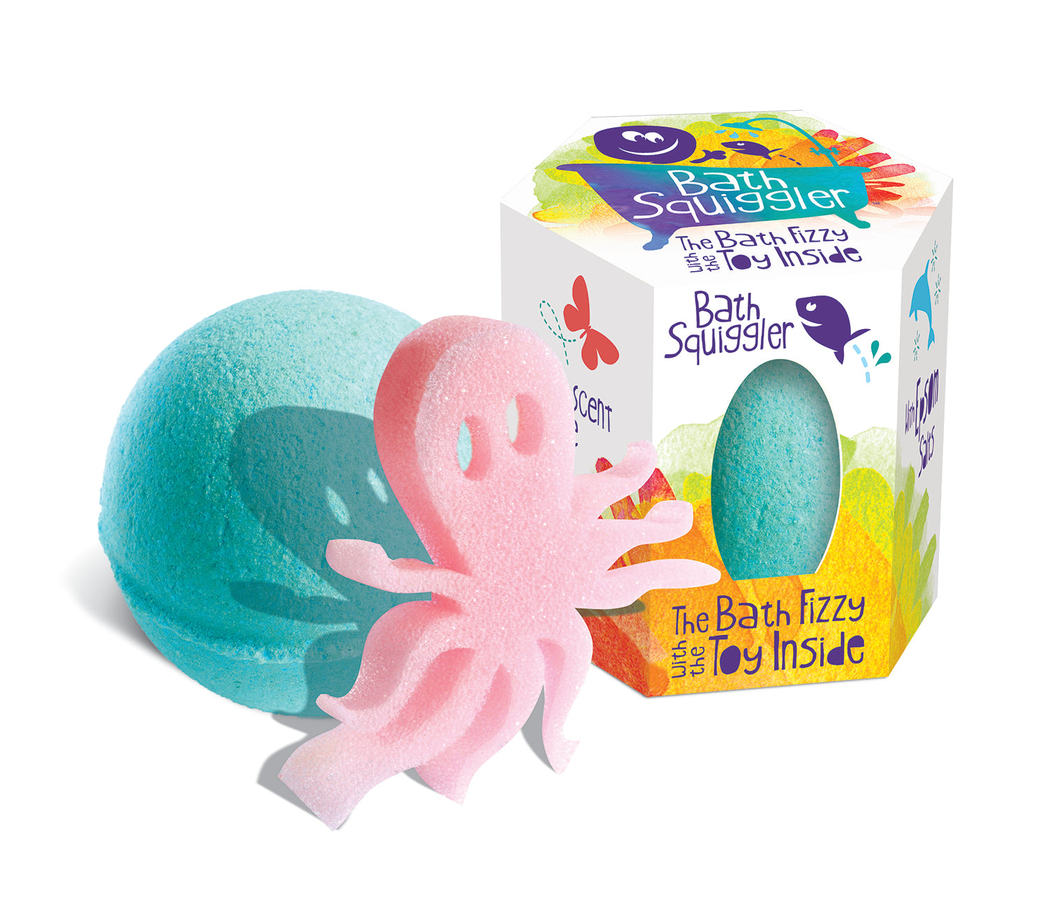 Bath Squiggler - Singles bath bombs – Loot Toy Co.